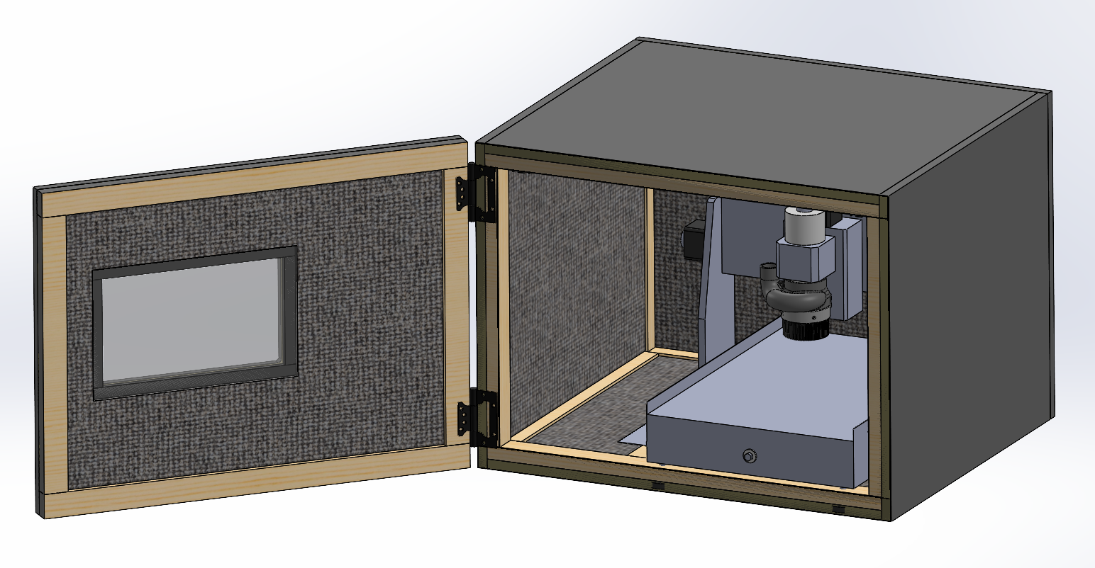 CNC Enclosure - Soundproof and Dustproof : 10 Steps (with Pictures ...