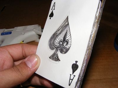 Gambit Card Tattoo