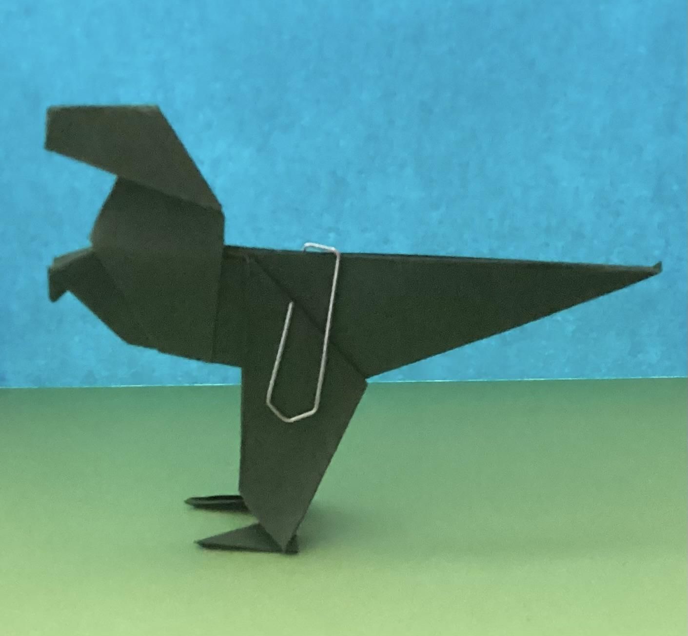 Origami Velociraptor : 12 Steps - Instructables