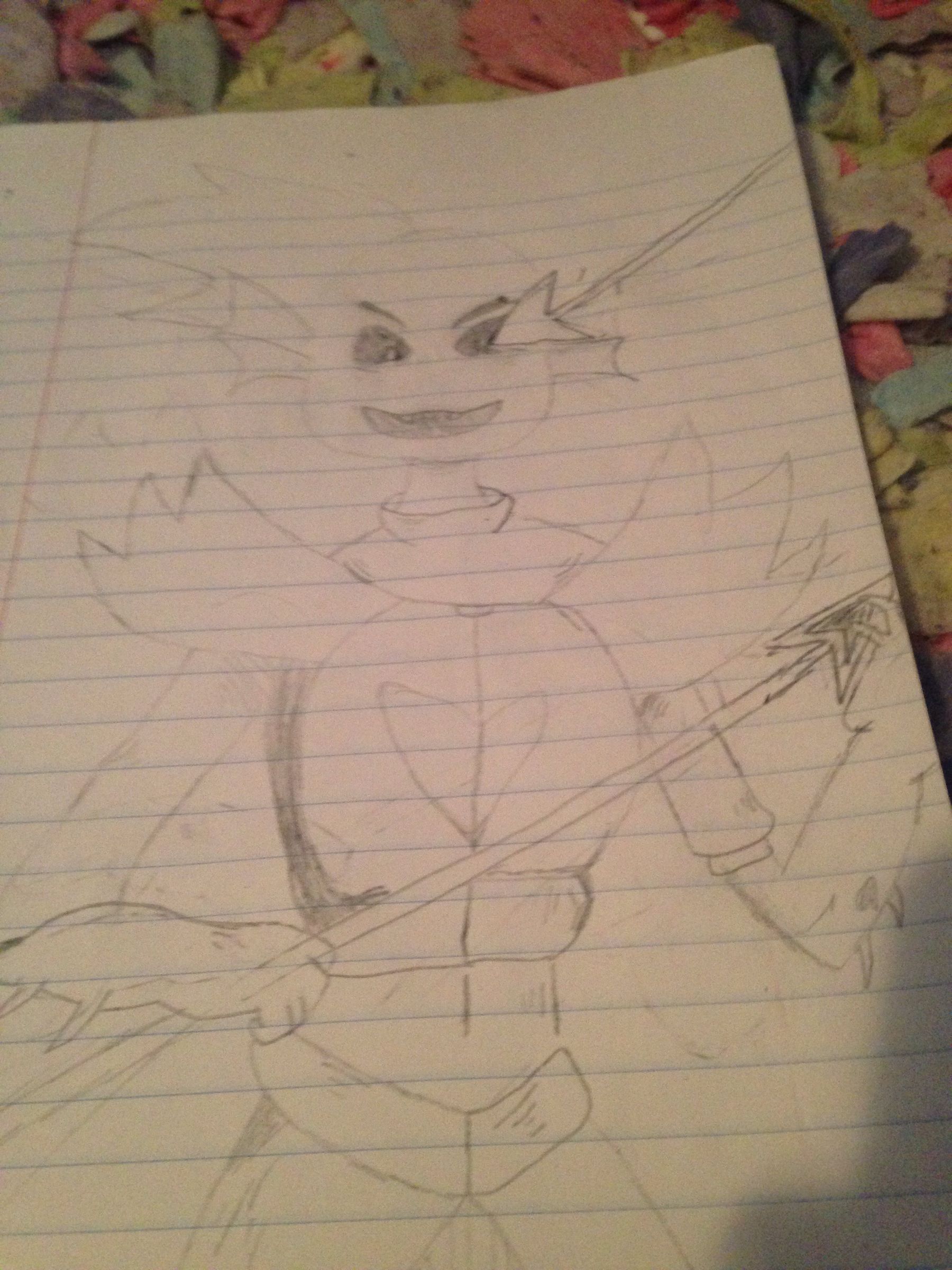 How to Draw Undyne the Undying : 3 Steps - Instructables