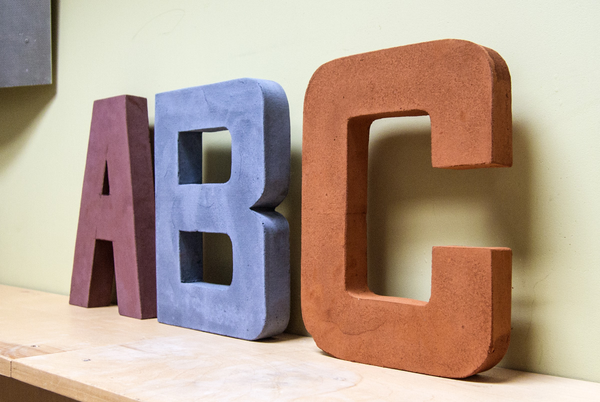 Concrete Letters the Easy Way : 6 Steps - Instructables