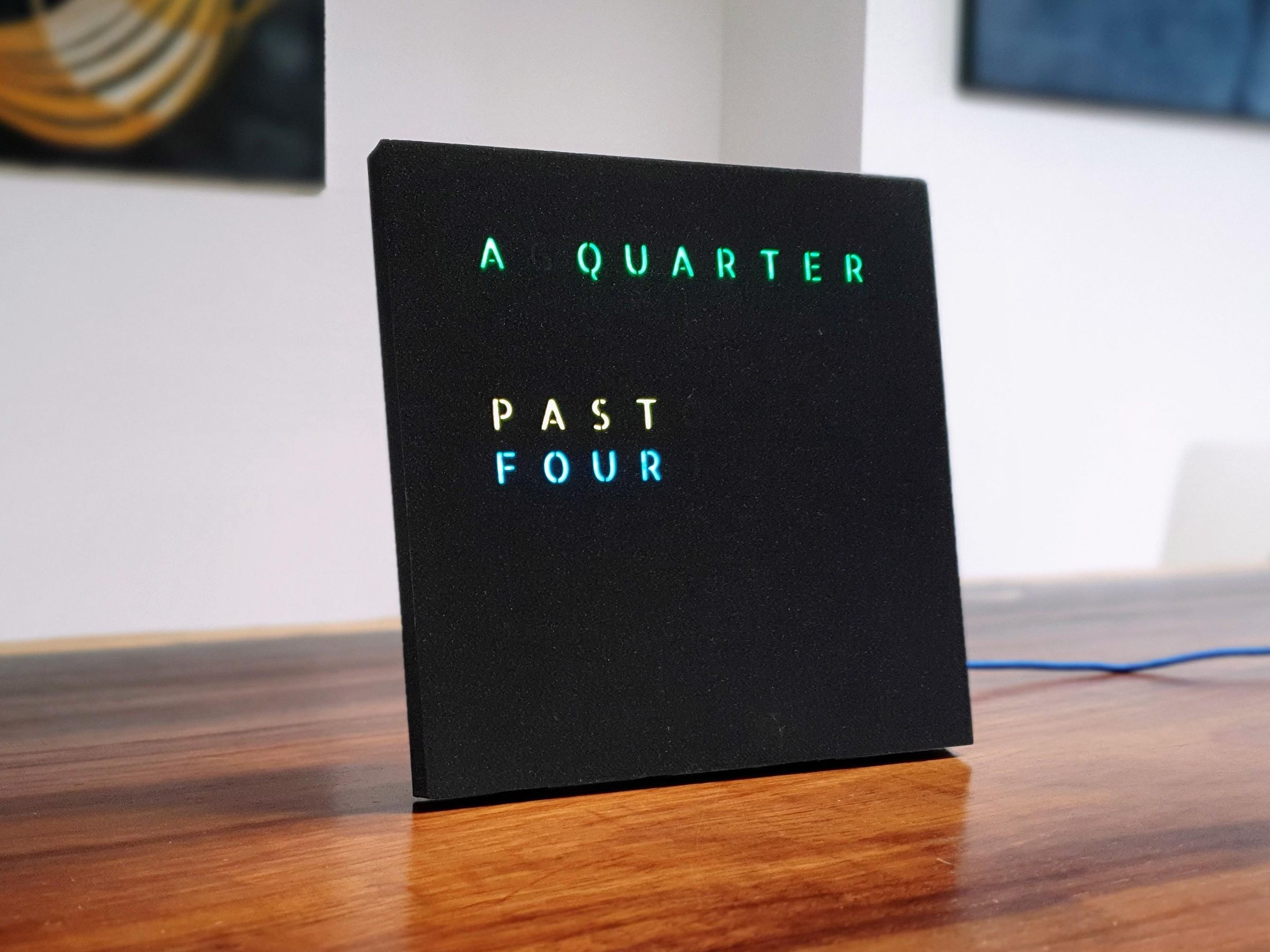 3D Printed WiFi Word Clock : 7 Steps (with Pictures) - Instructables