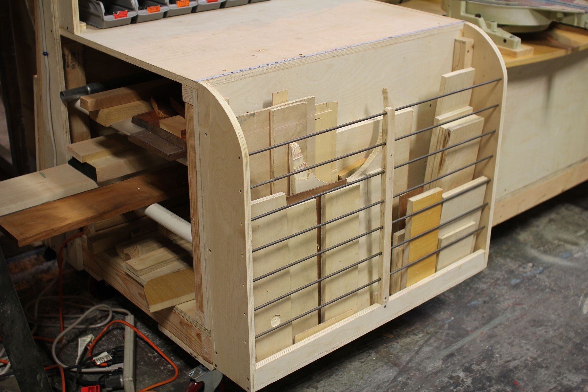 Combo Miter Saw Station Lumber Rack : 13 Steps (with Pictures ...