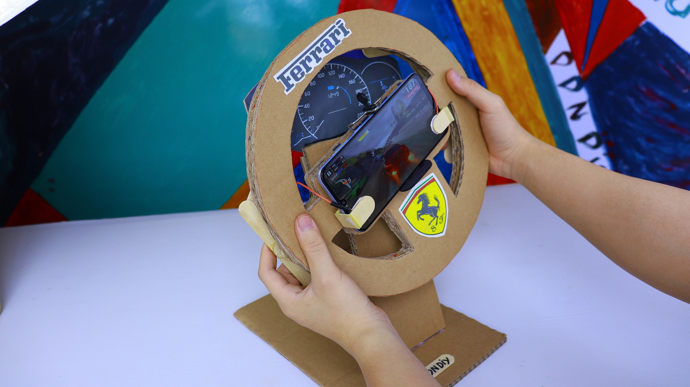 Make Gaming Steering Wheel(Have Buttons) : 16 Steps (with Pictures ...