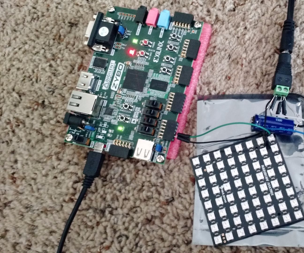 LED Music Visualizer With Zybo Board : 18 Steps - Instructables