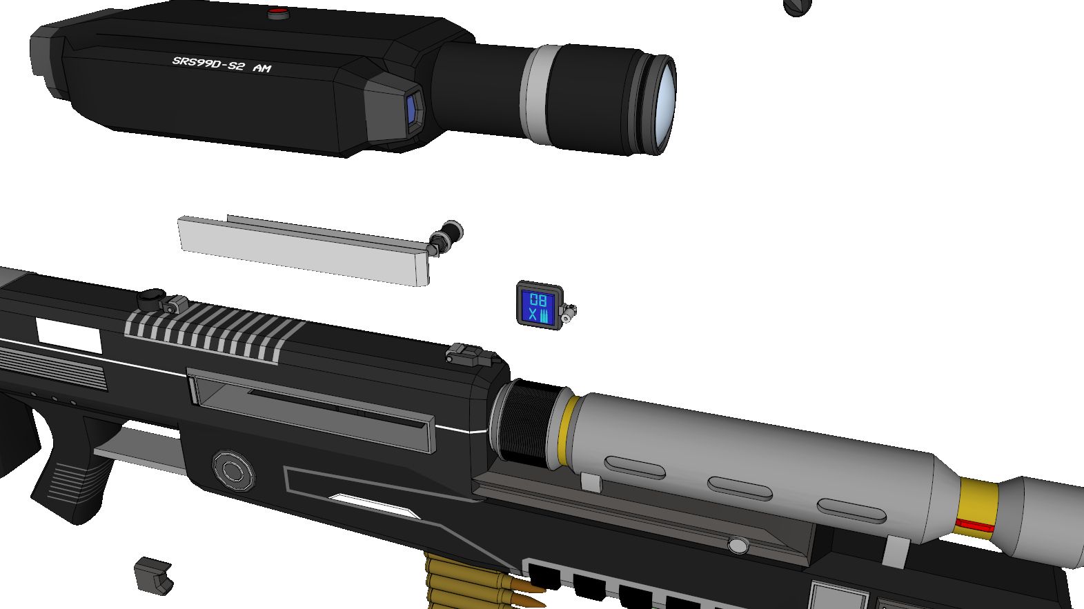 Halo - SRS99D Sniper Rifle - Freedownload :) - Instructables