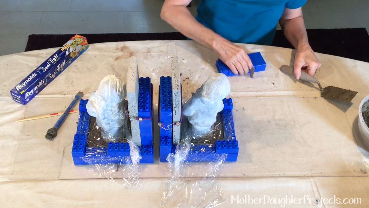 How to Make Concrete Bookends : 5 Steps (with Pictures) - Instructables