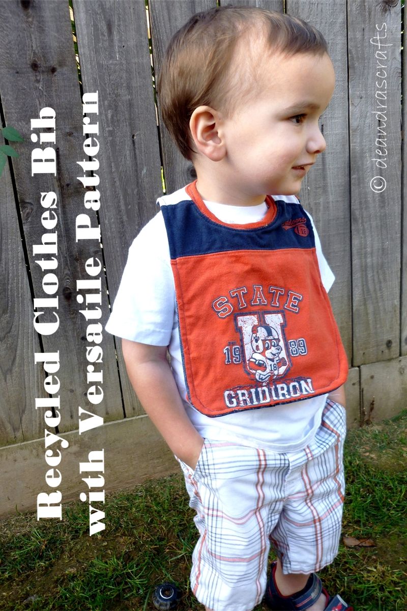 Recycled Clothes Bib With Versatile Pattern : 7 Steps (with Pictures ...