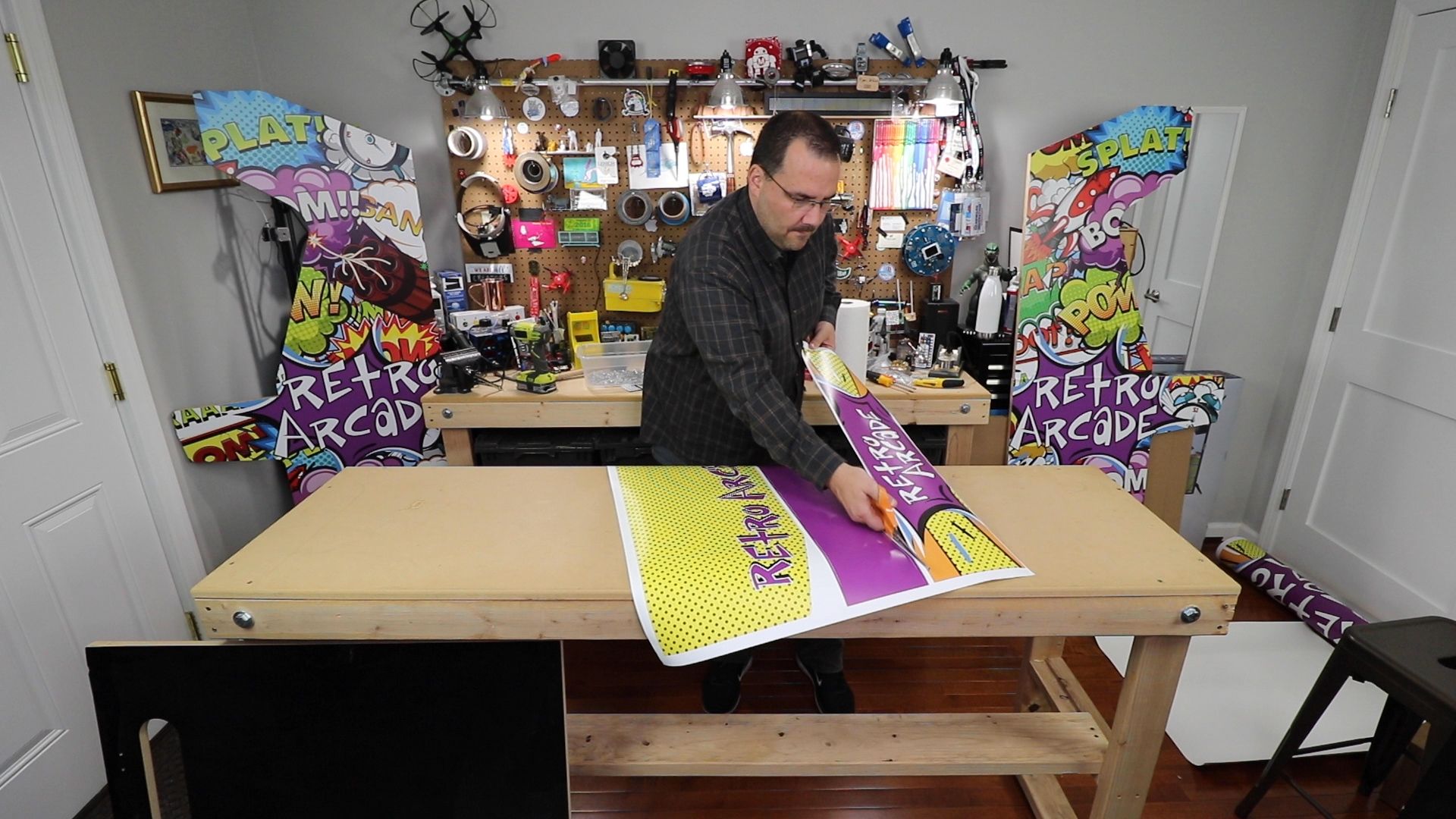 2-Player Stand-Up Retro Arcade : 20 Steps - Instructables