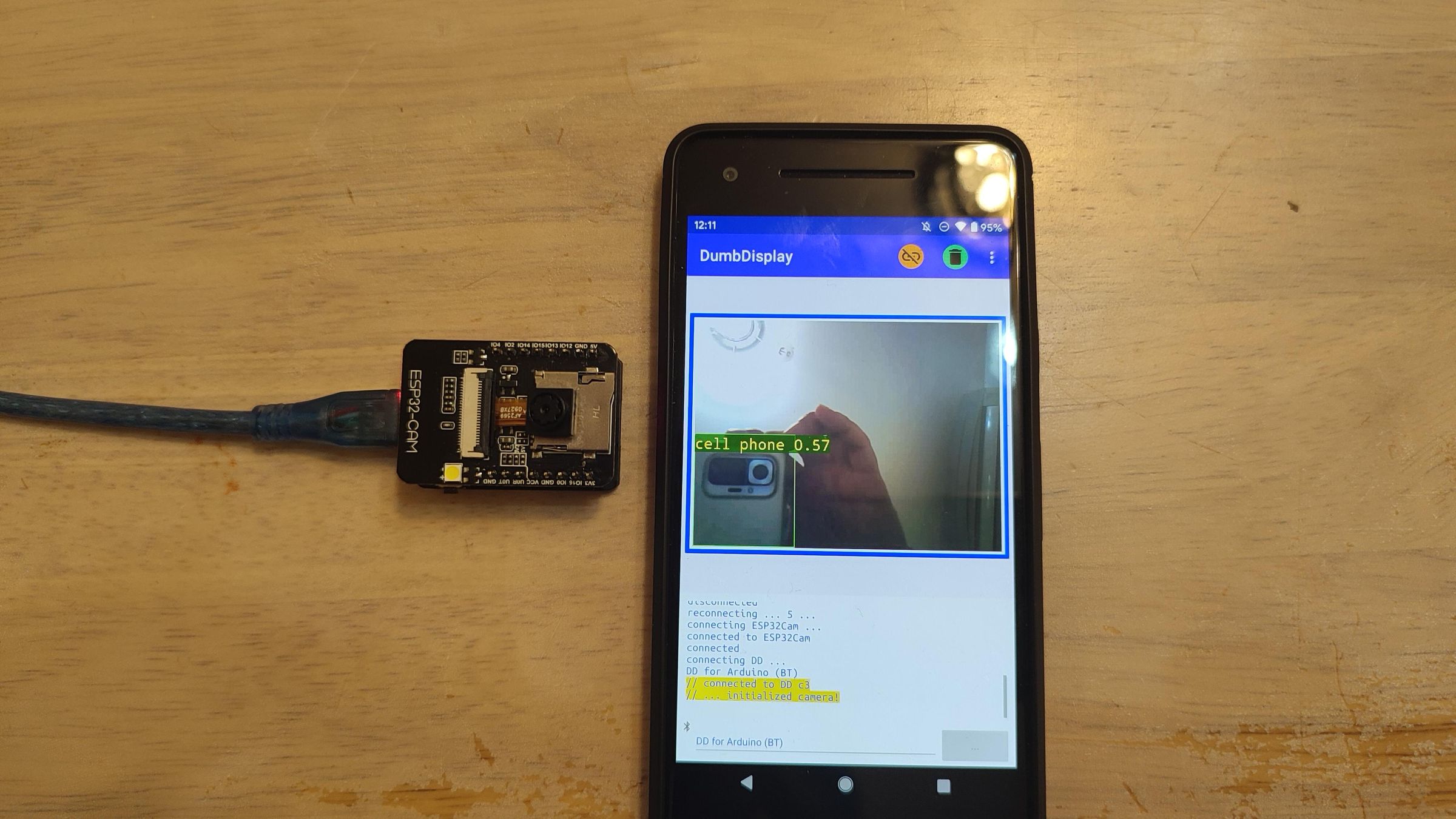 Arduino AI Fun With TensorFlow Lite, Via DumbDisplay : 5 Steps ...