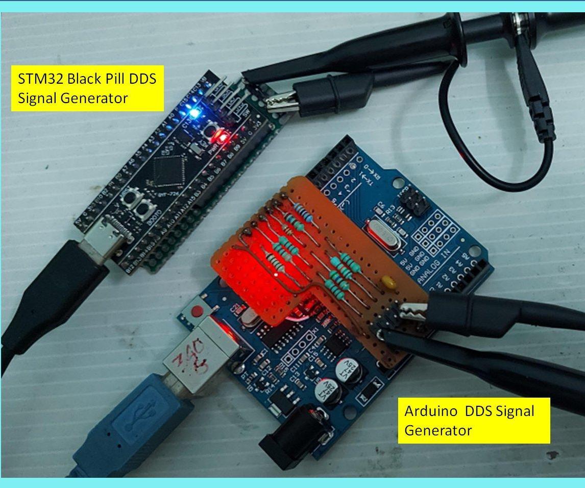 Upgraded Dds Signal Generator From Arduino To Stm32 Black Pill Is Very