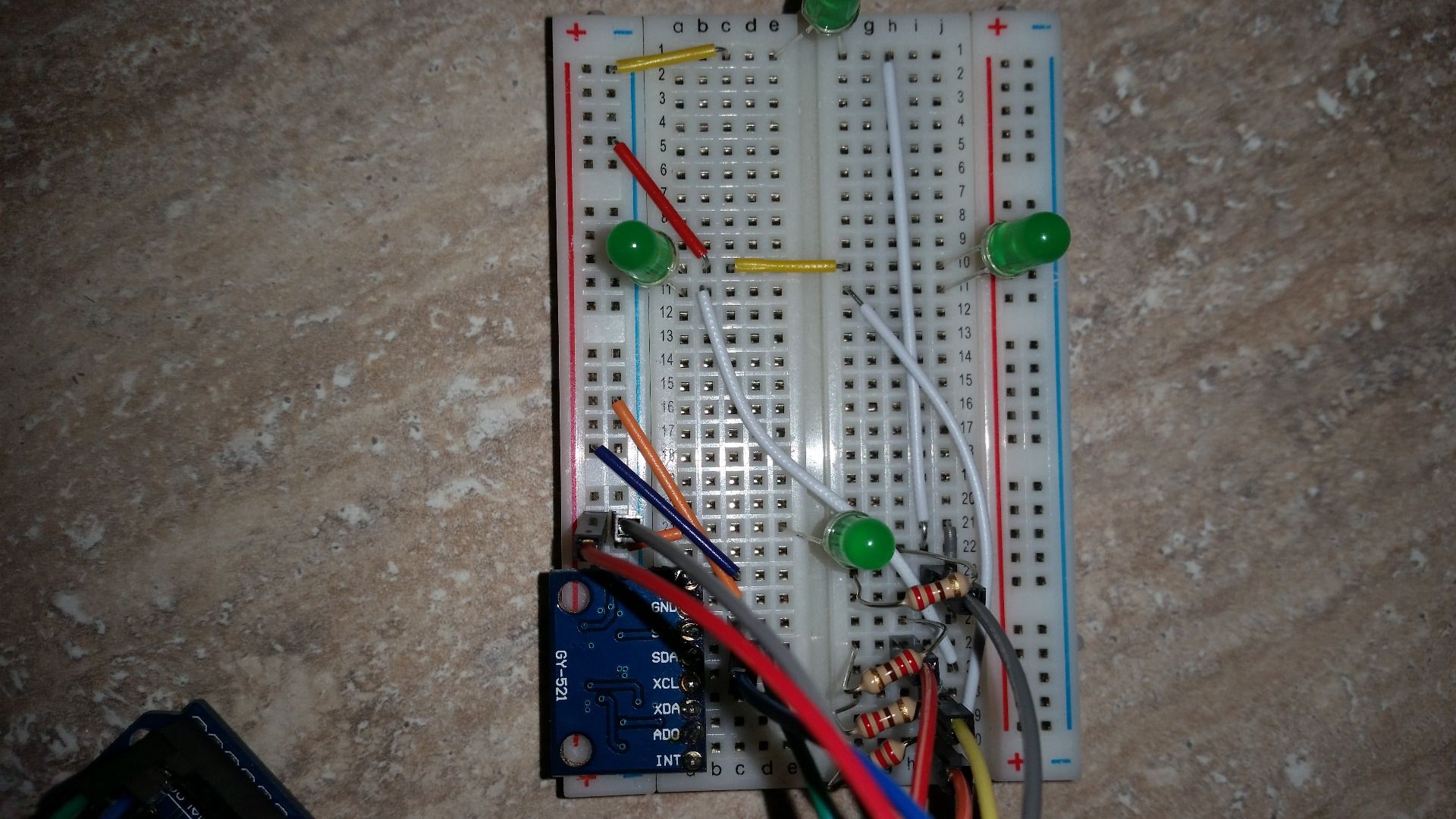 Gyroscope Led Control With Arduino : 5 Steps - Instructables