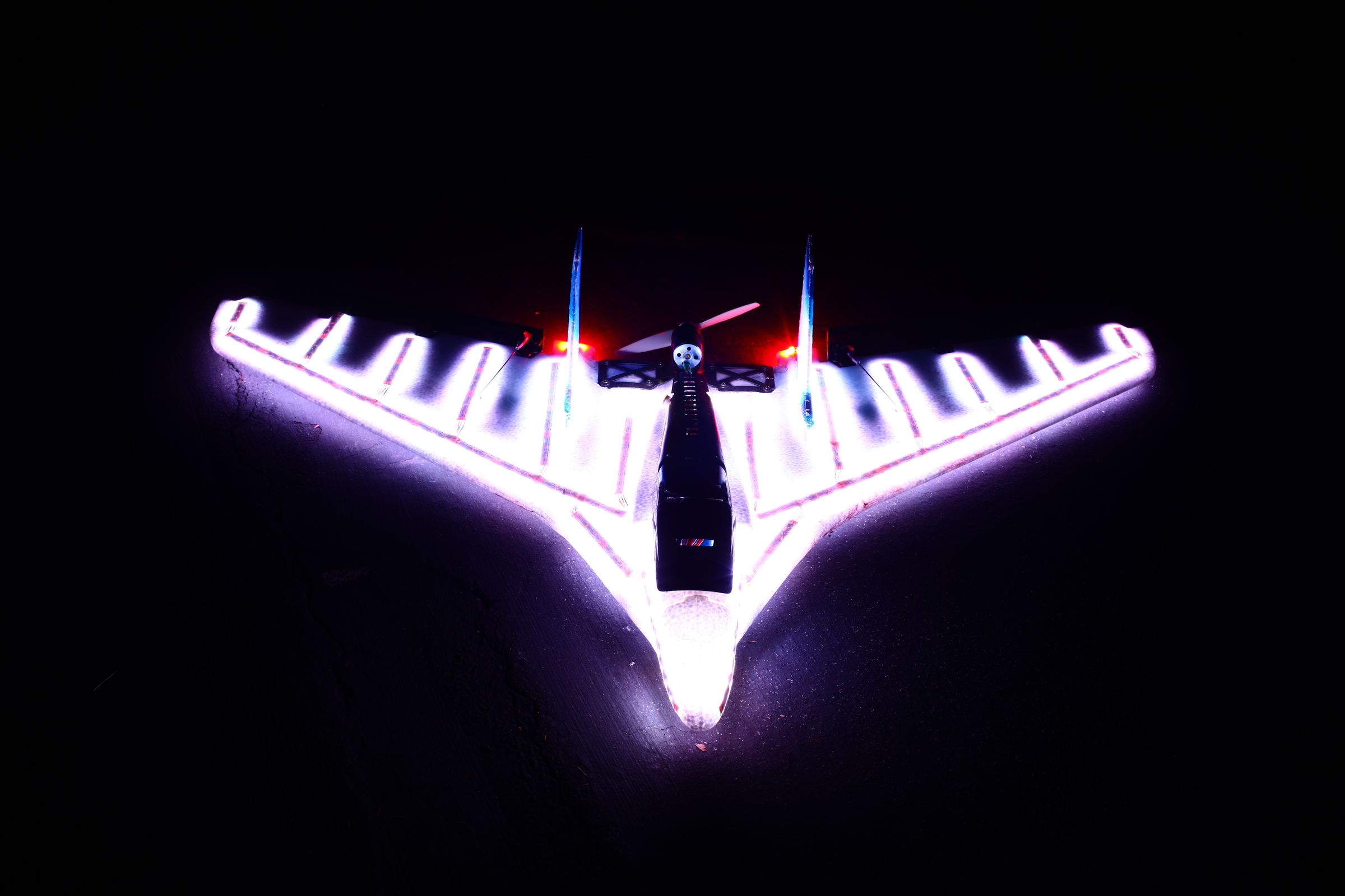UFO Project - Color Changing Glowing Radio Controlled Airplane - RGB ...