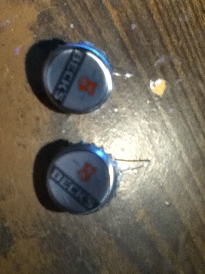 Bottle Cap Earrings : 5 Steps - Instructables
