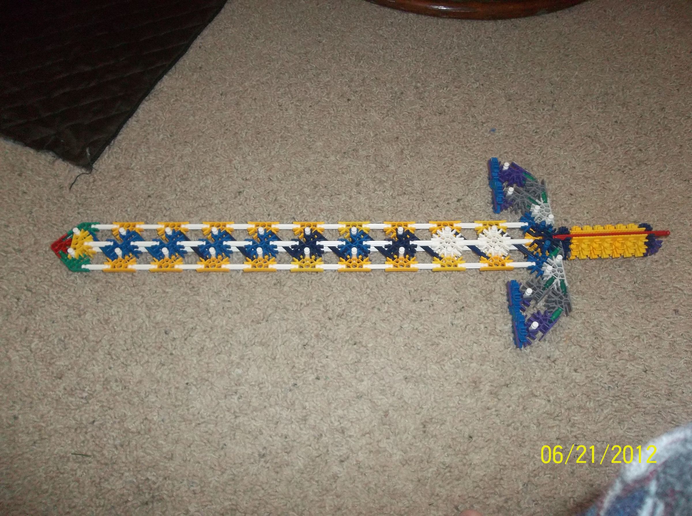 Knex Master Sword (mine Is Colorful) : 4 Steps - Instructables