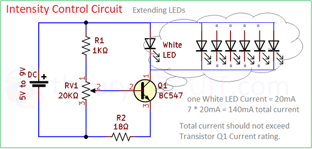 Simple LED Intensity Control Circuit - Instructables
