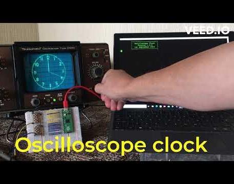 Oscilloscope Clock on a Raspberry Pi Pico : 4 Steps - Instructables