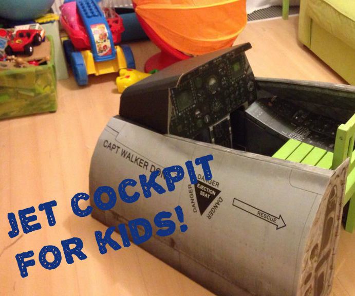 Fighter Jet Cockpit for Kids (kit Ready for Print Included) : 4 Steps ...