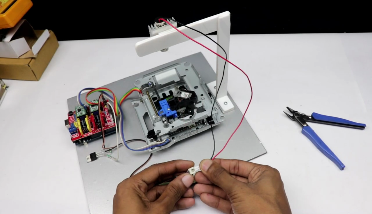 How to Make a DIY CNC Laser Engraver at Home : 6 Steps (with Pictures ...