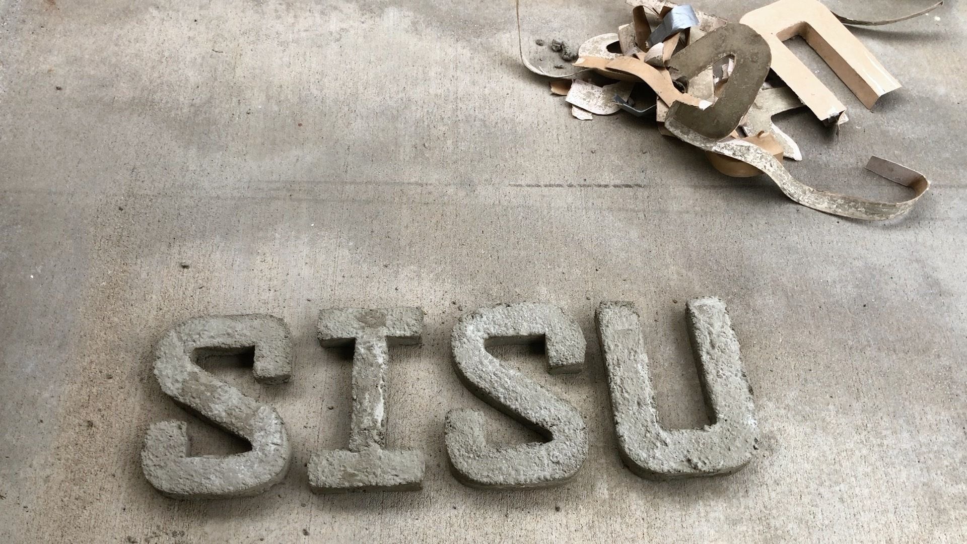 Concrete Letters : 4 Steps (with Pictures) - Instructables