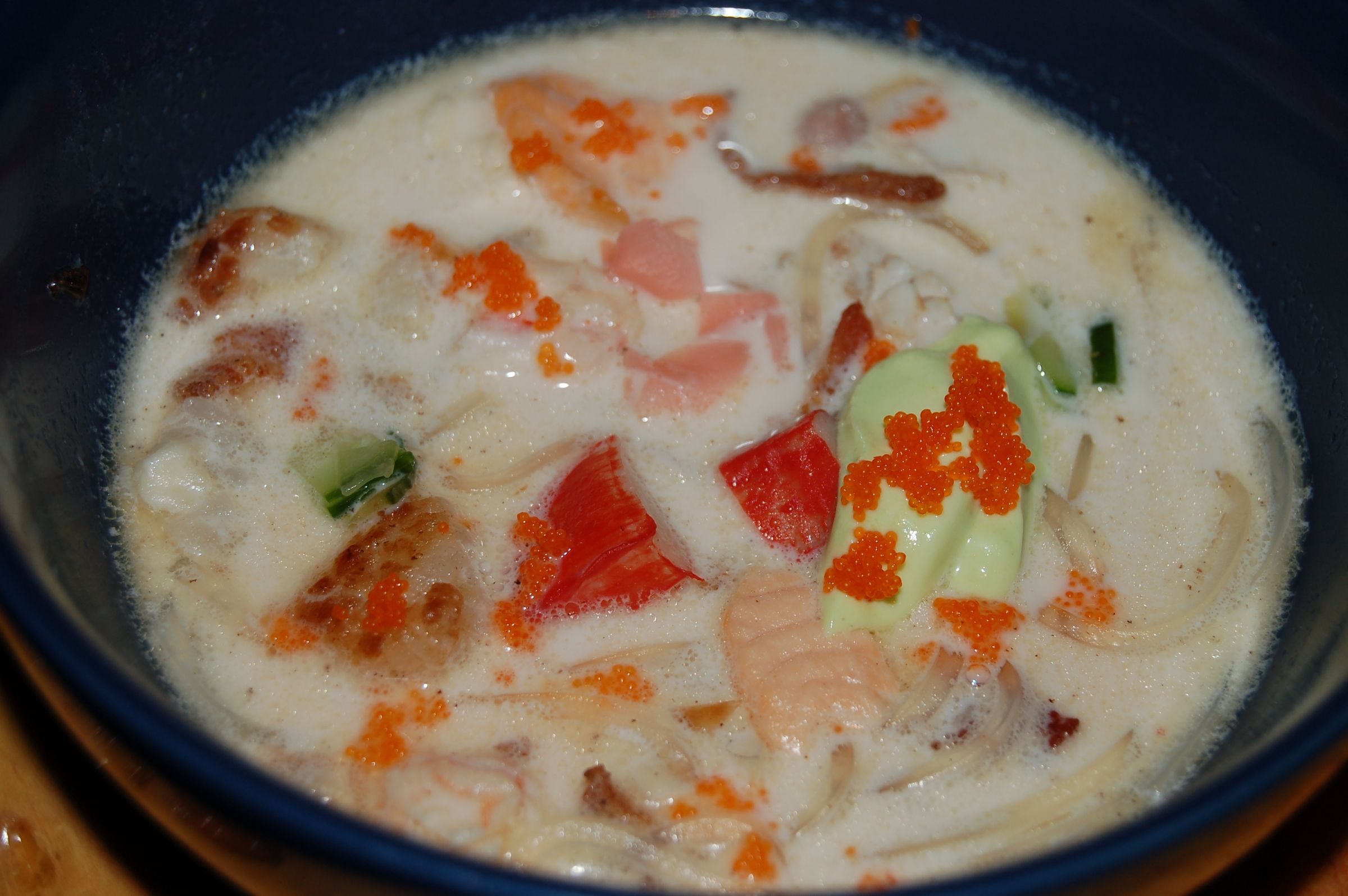 Sushi Chowder Soup With Wasabi Sour Cream : 7 Steps - Instructables