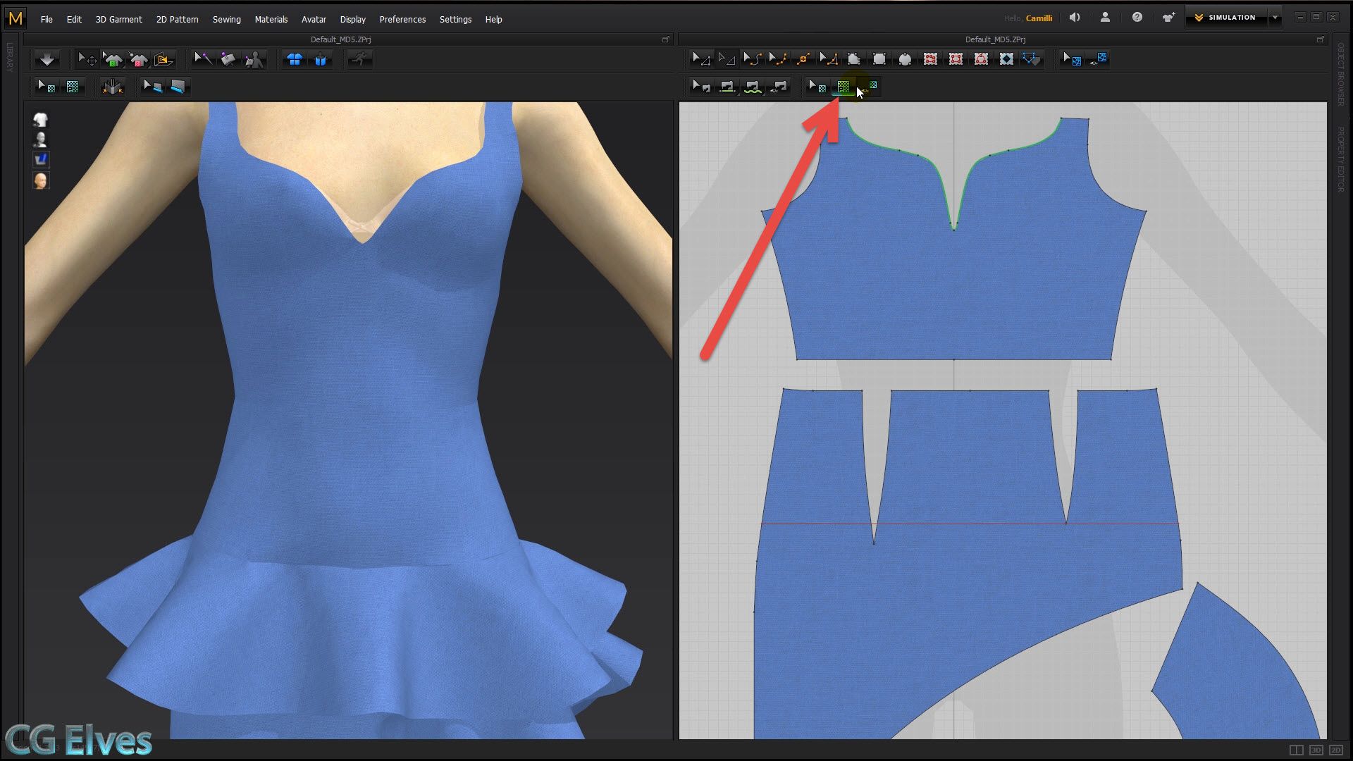 Marvelous Designer Tutorial for Beginners How to Make Stitches for Your ...