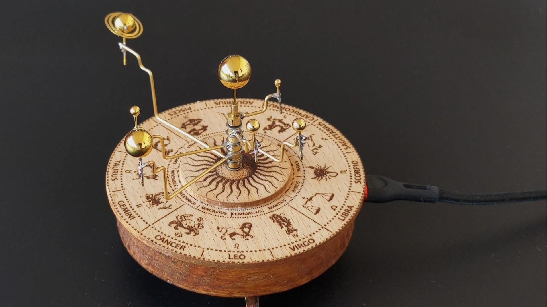 Planet Spinner, a Magical Orrery? : 14 Steps - Instructables