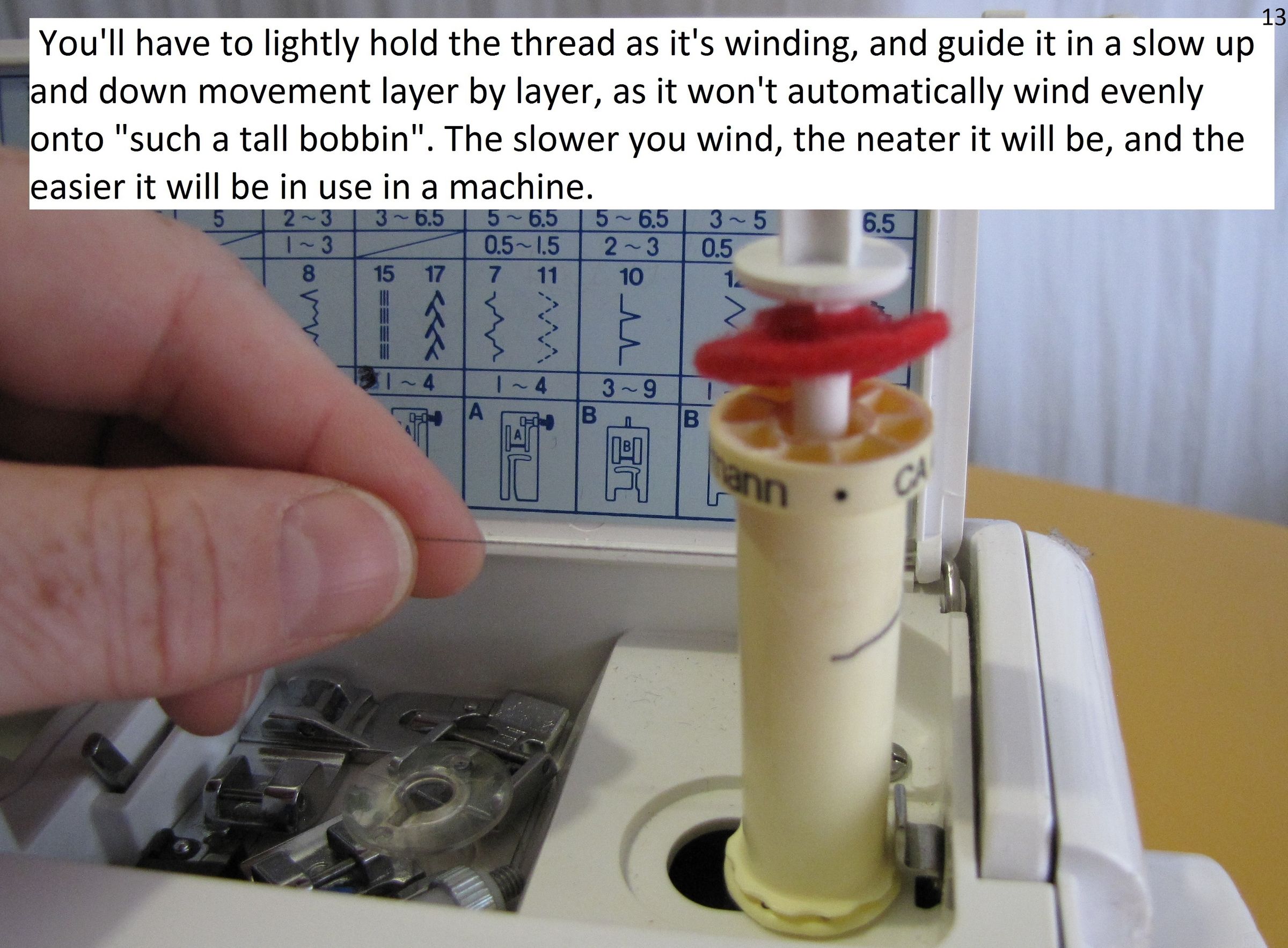 Bobbin-winding a Reel With Thread. : 8 Steps - Instructables