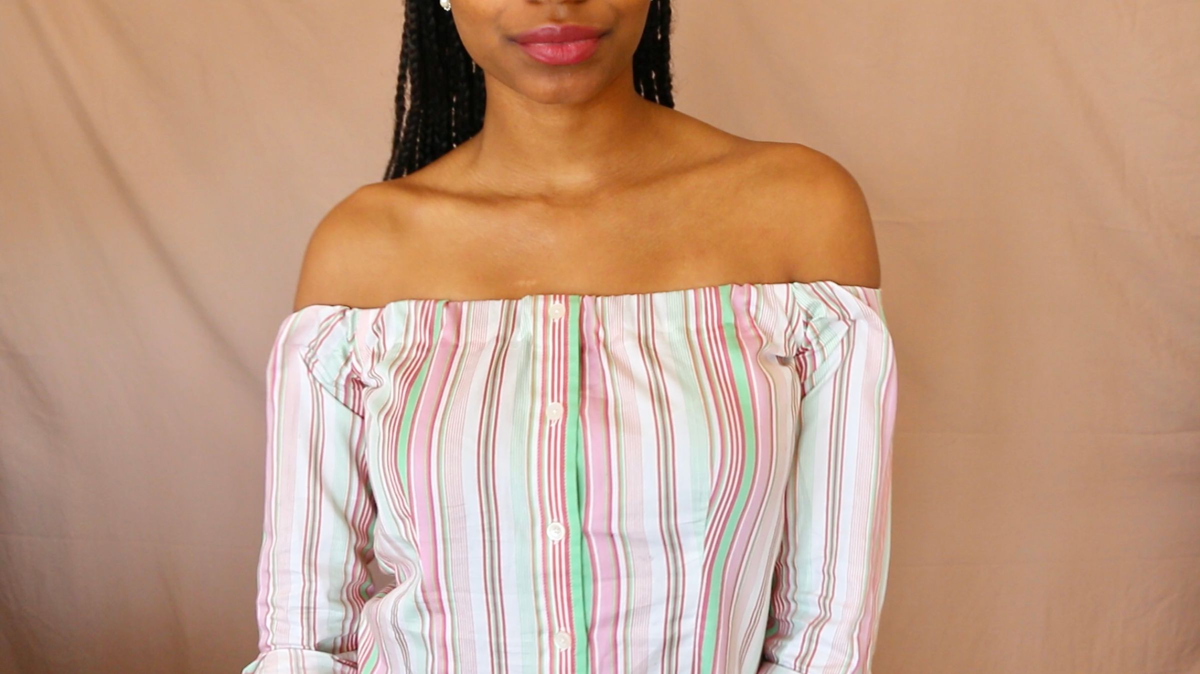 DIY Off the Shoulder Top (No Sewing Required) : 8 Steps (with Pictures ...