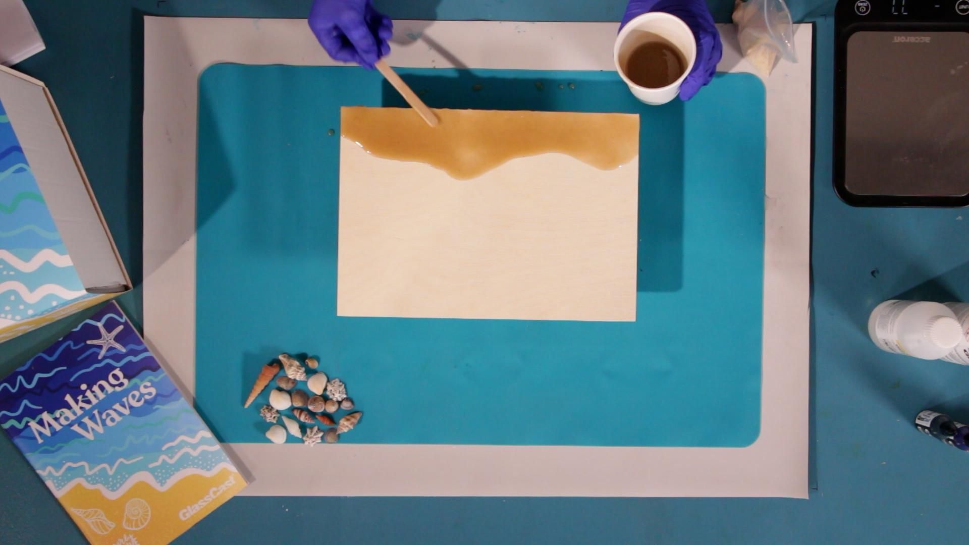 How to Create Two Pieces of Ocean Inspired Resin Art Work! : 8 Steps ...