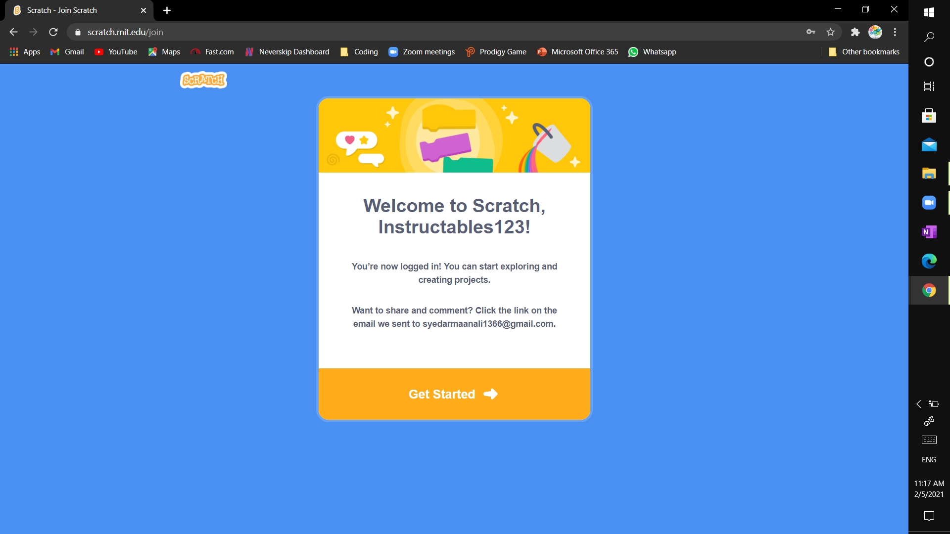 Scratch Tutorial (Sign In) : 9 Steps - Instructables