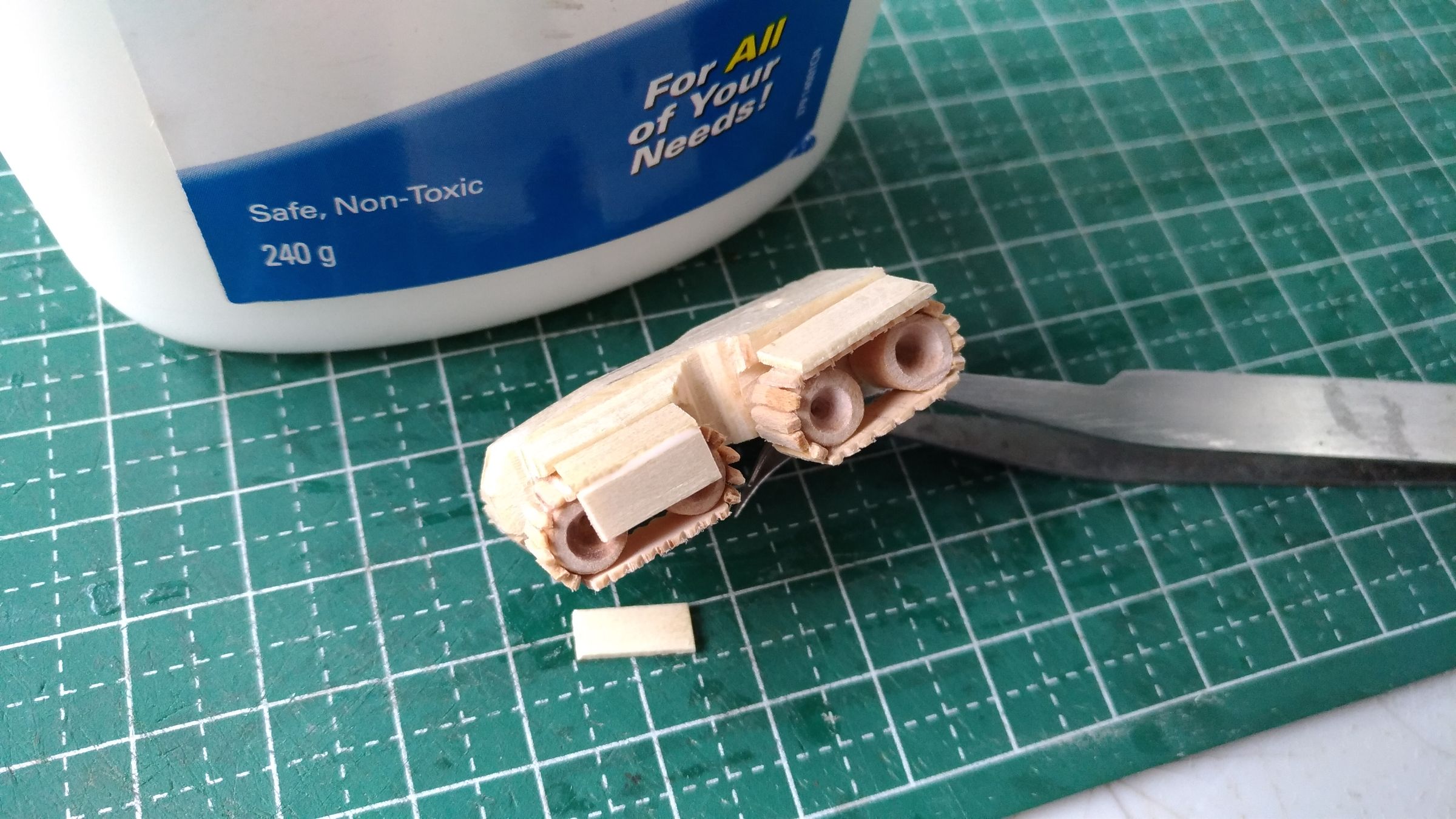 Starcraft 1 Terran Siege Tank Mini Popsicle Stick Model : 5 Steps (with ...