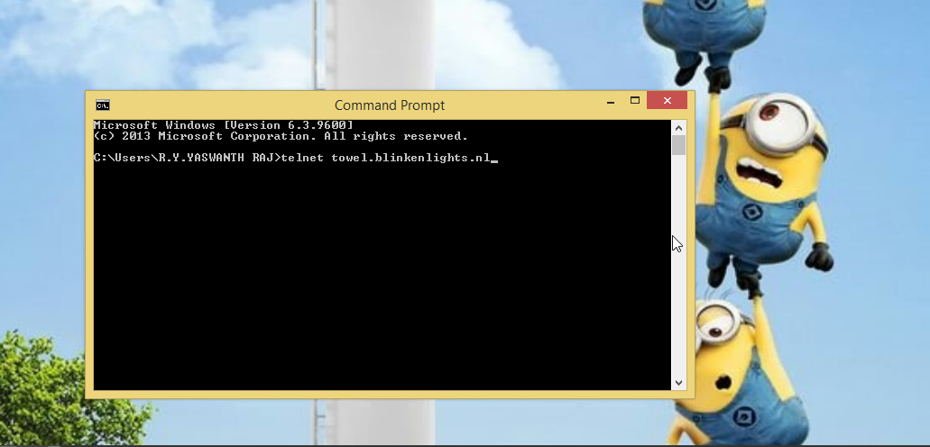 Watch " STAR WARS " on Command Prompt : 6 Steps - Instructables