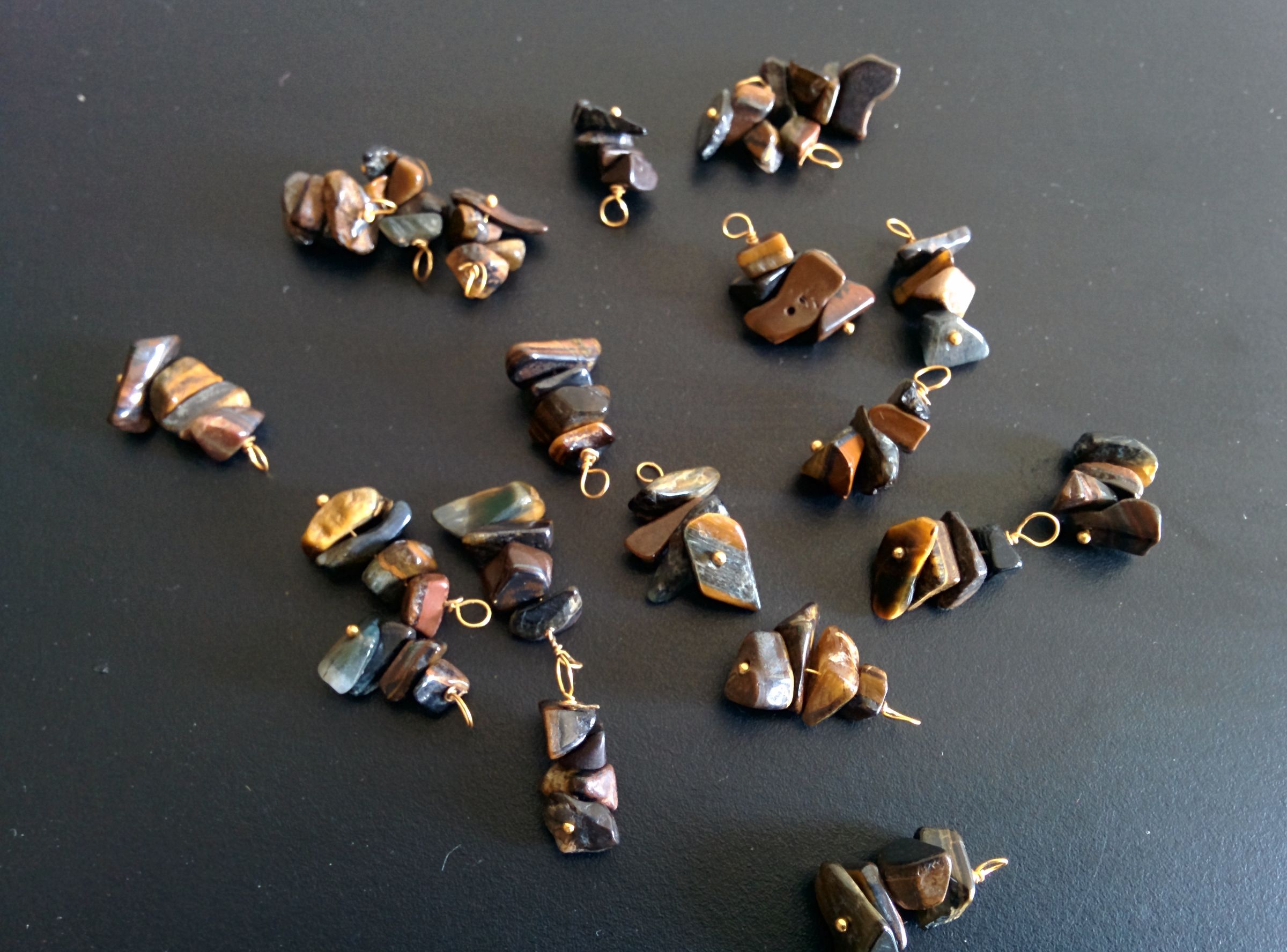 How to Create Stone Chips Cluster Earrings : 3 Steps (with Pictures ...