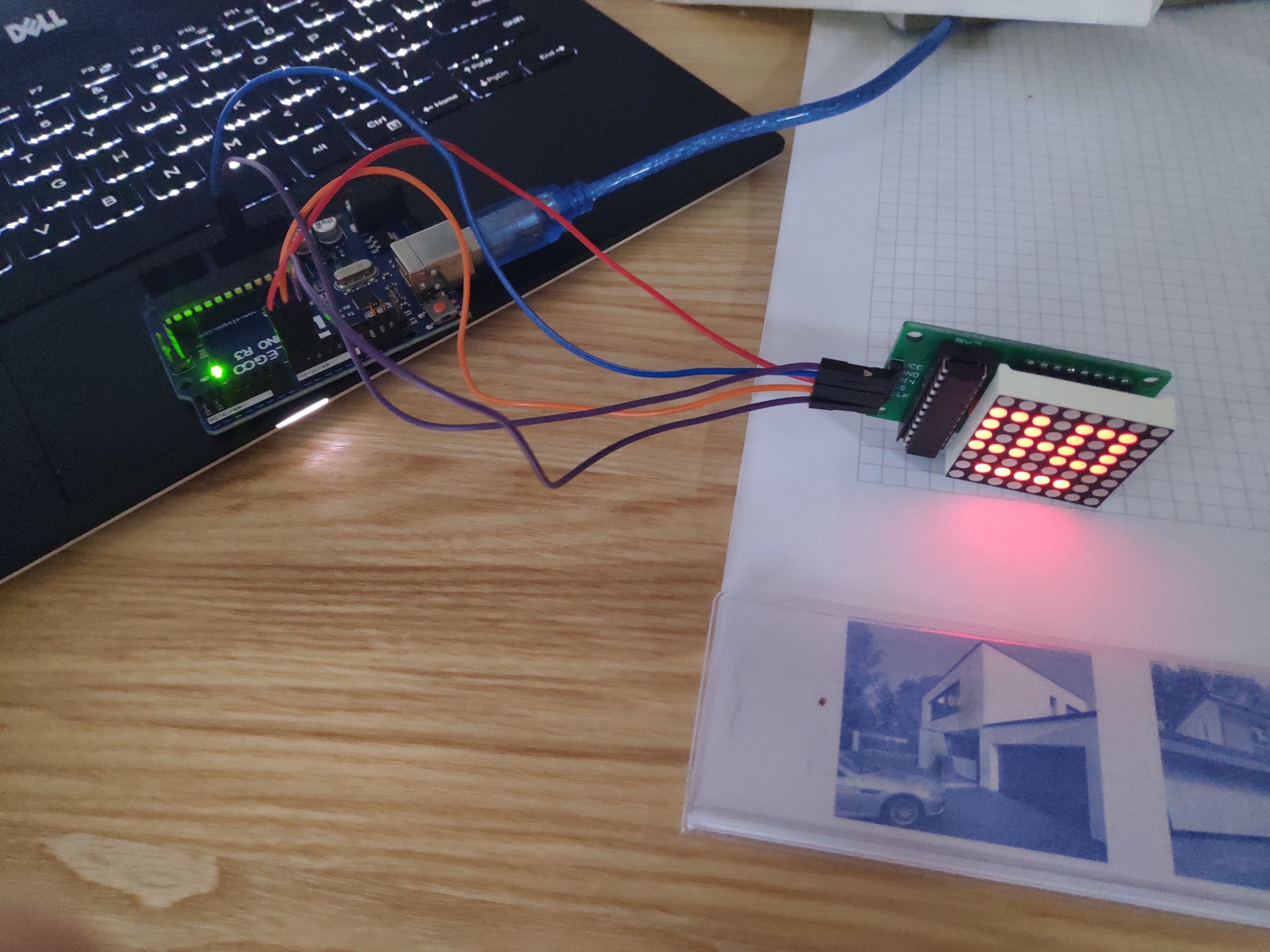 Arduino 8x8 LED Matrix : 4 Steps (with Pictures) - Instructables
