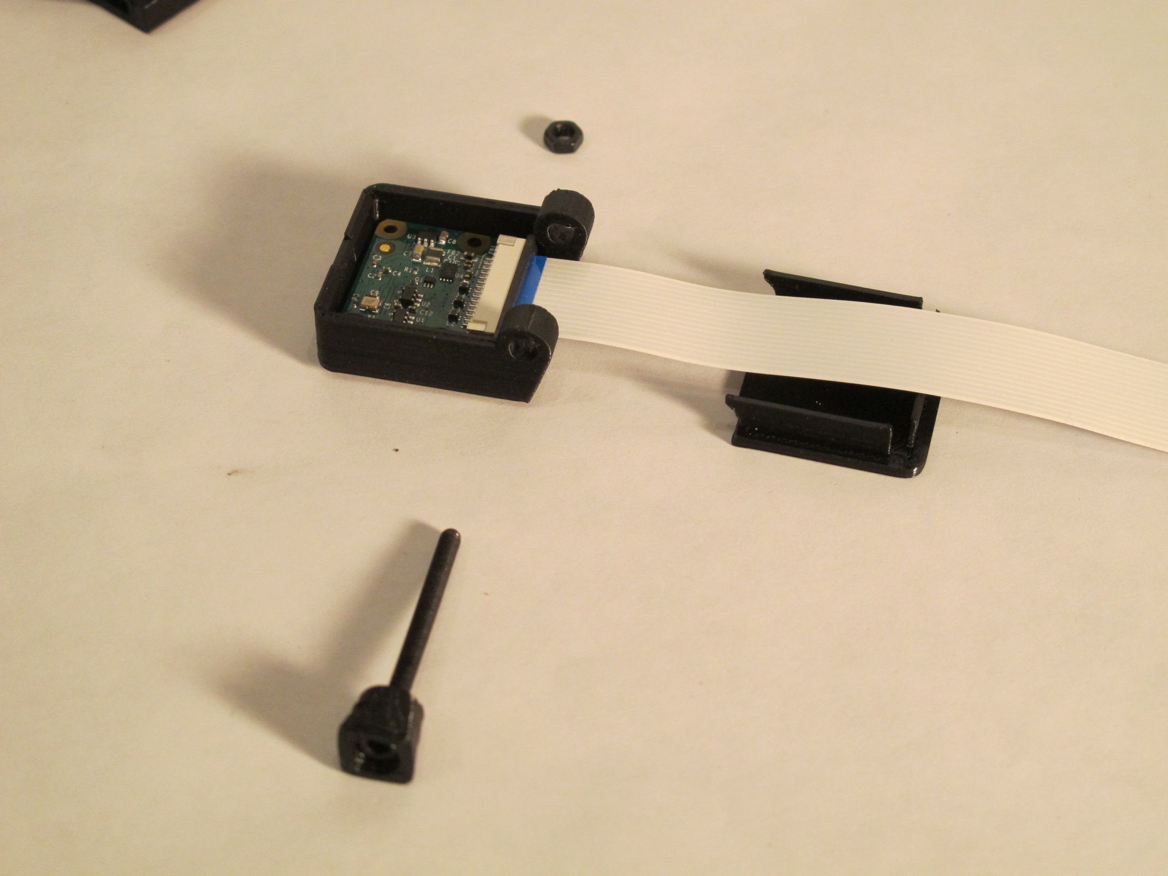 Raspberry Pi Camera Module V2 Case and Rotating Mount : 6 Steps ...