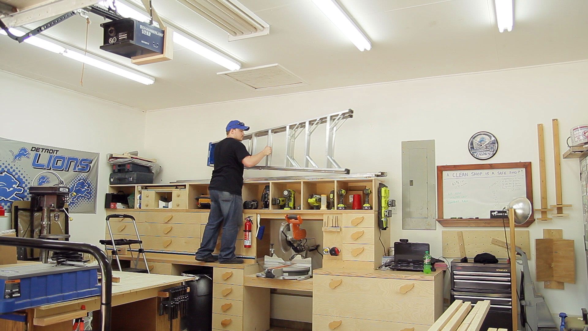 Wasted Space: High Garage Storage Shelves : 8 Steps (with Pictures ...