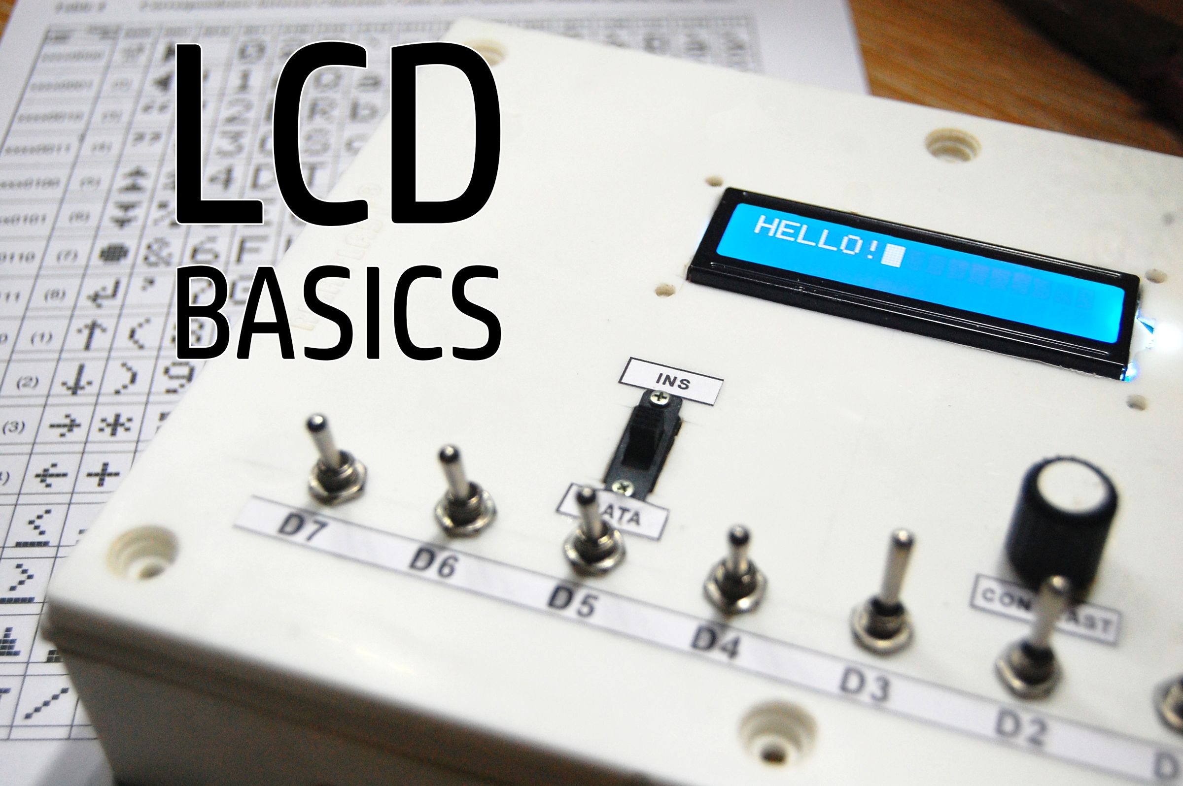 LCD Trainer Kit : 6 Steps (with Pictures) - Instructables