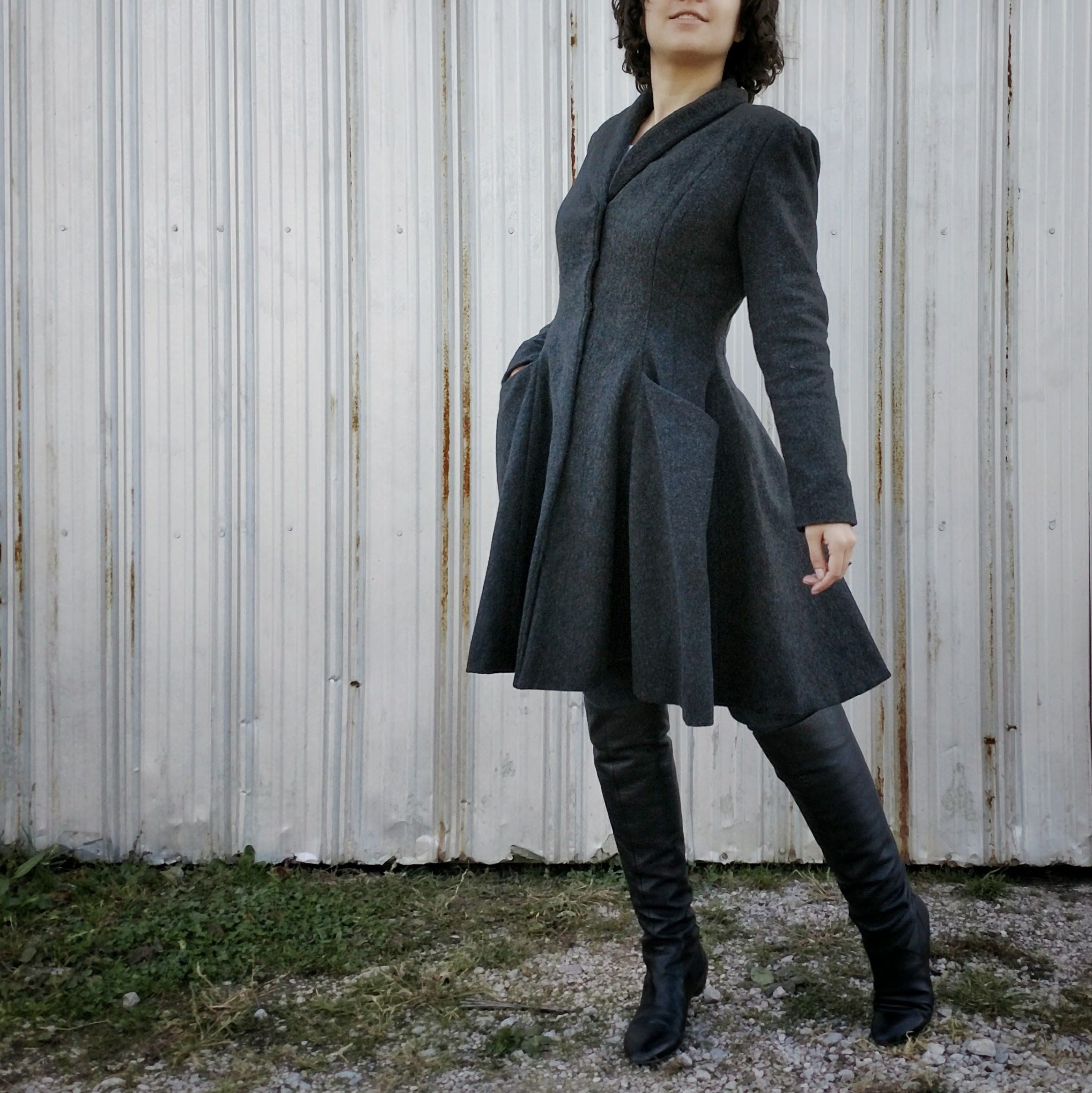 Charcoal Gray Winter Coat : 10 Steps (with Pictures) - Instructables