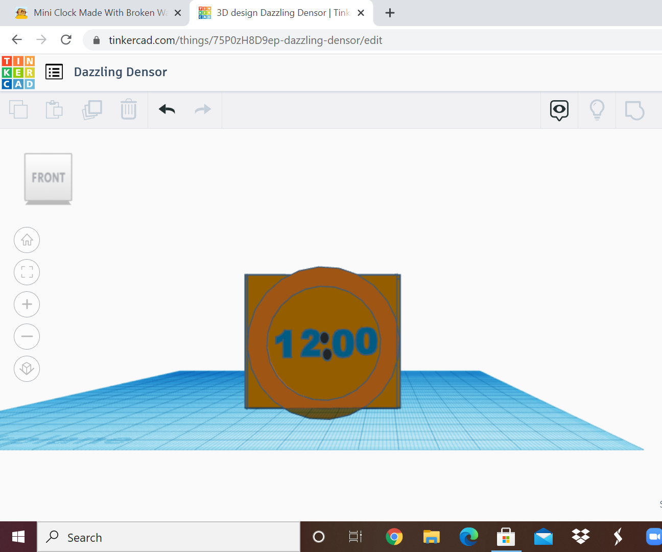 Mini Clock Made With Broken Watch - Instructables