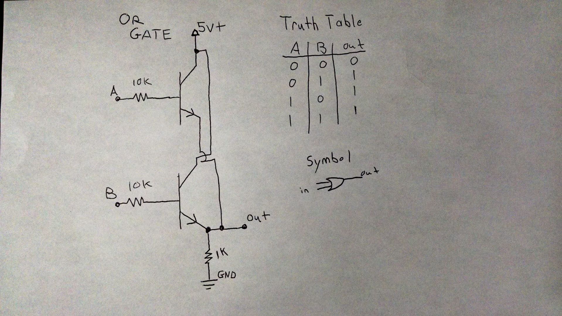 Build a OR Gate From Transistors - Instructables