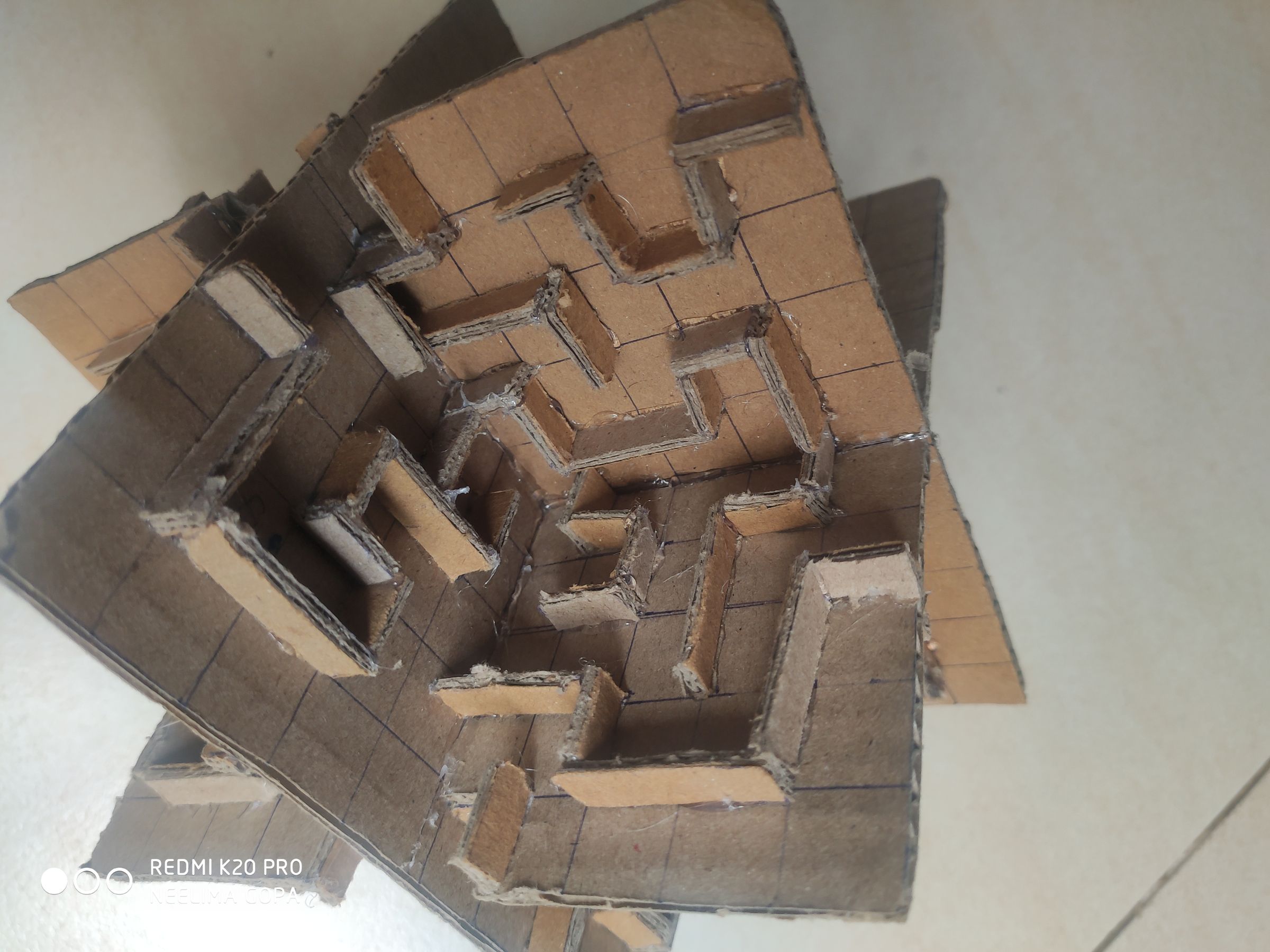 3D Cardboard Labyrinth Maze : 19 Steps (with Pictures) - Instructables