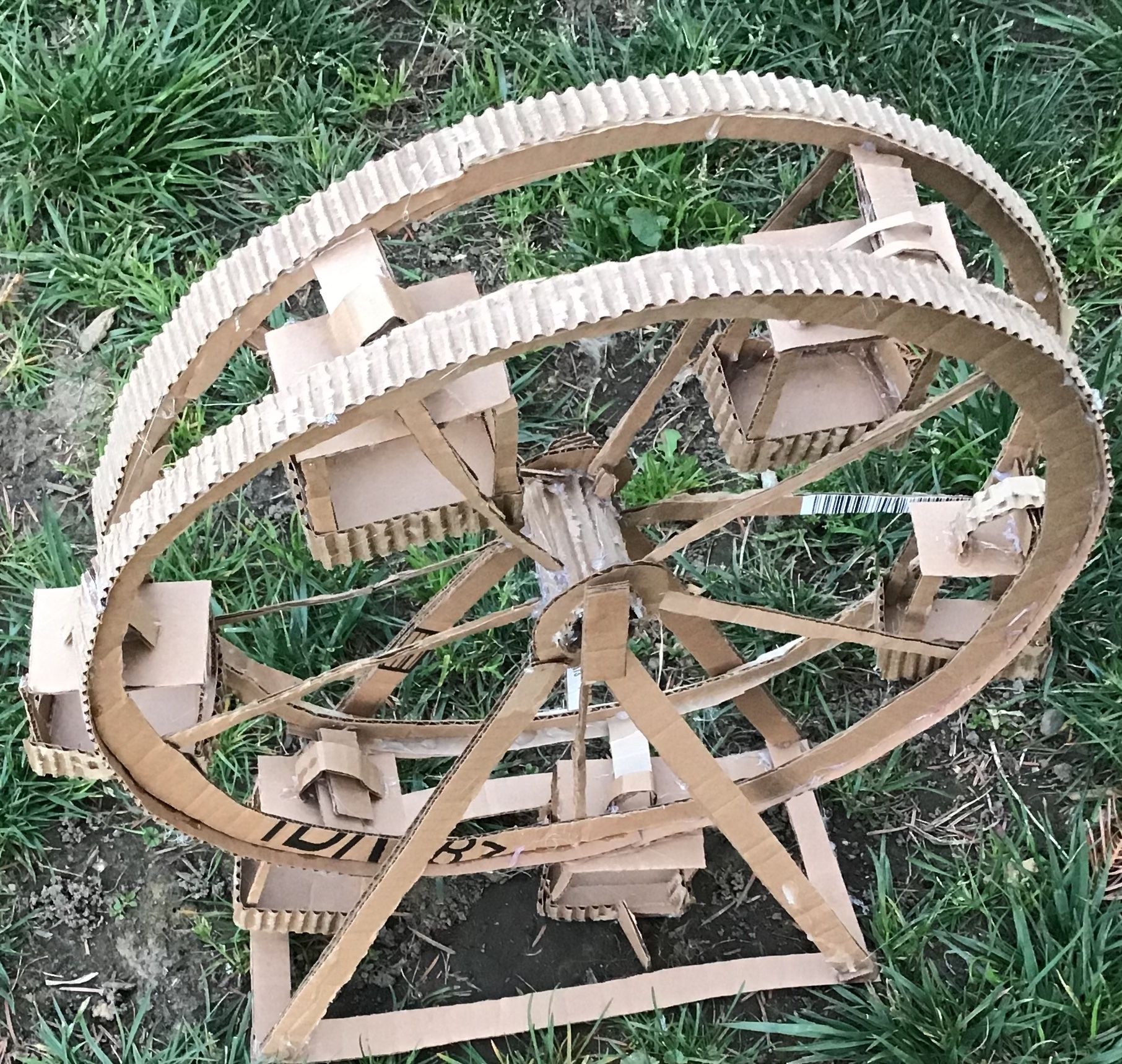 Cardboard Ferris Wheel : 9 Steps - Instructables