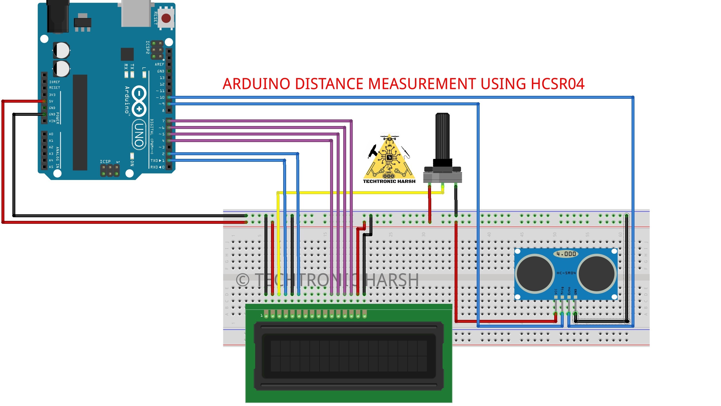 Distance Measurement Using Arduino and Ultrasonic Sensor (HC-SR04) : 4 ...