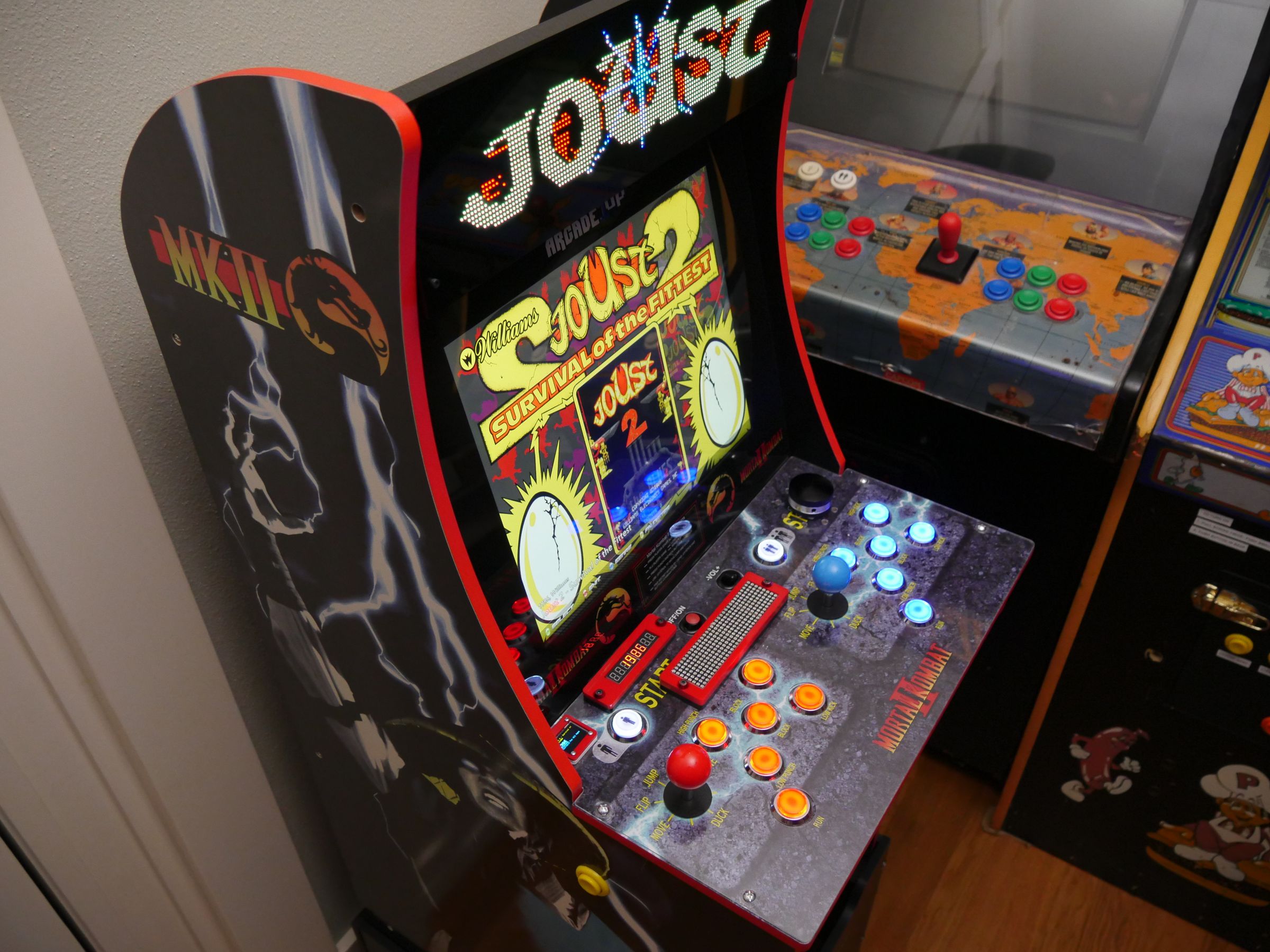 Arcade1Up Mod With LED Marquee and Sub-Displays : 9 Steps (with ...