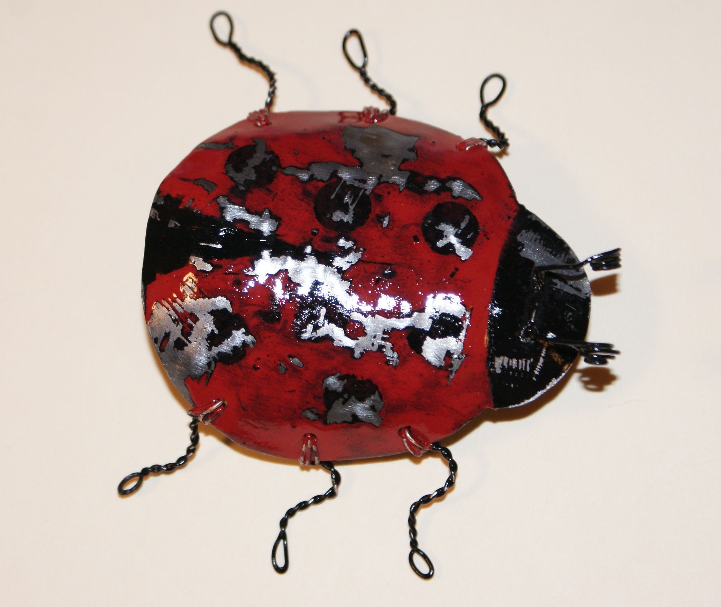 Paint Aging Techniques and Making a Steel Ladybug : 7 Steps - Instructables