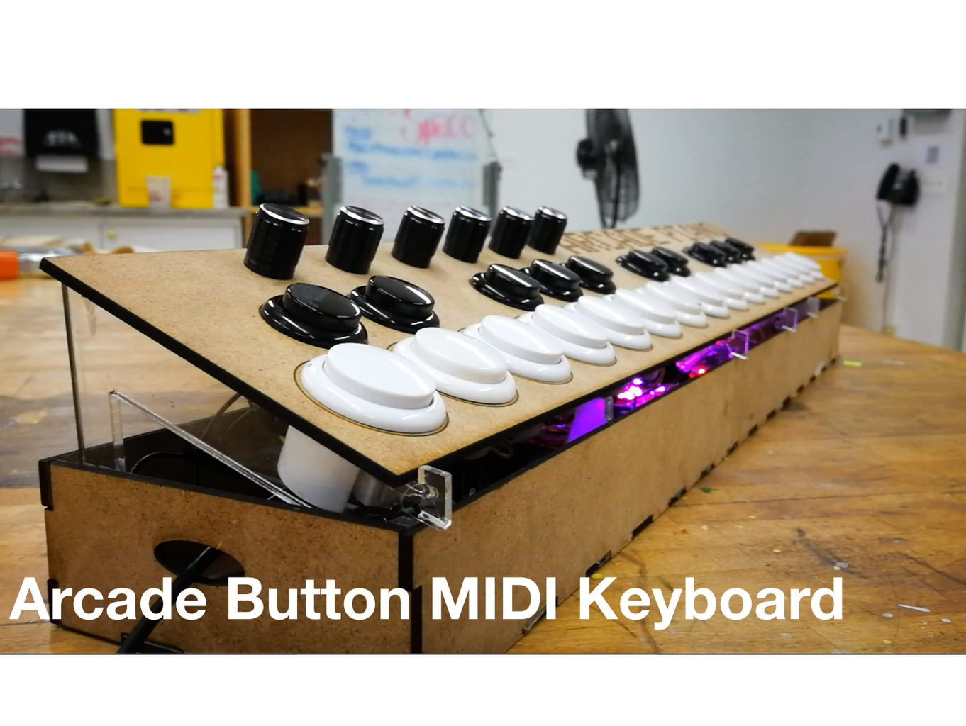 Arcade Button Midi Keyboard 7 Steps With Pictures Instructables