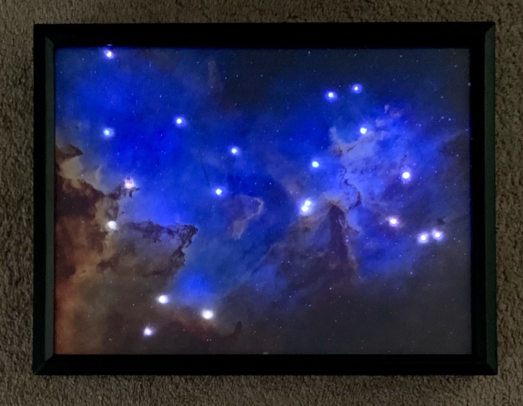 Nebula With Glowing LED Stars at Night : 4 Steps - Instructables