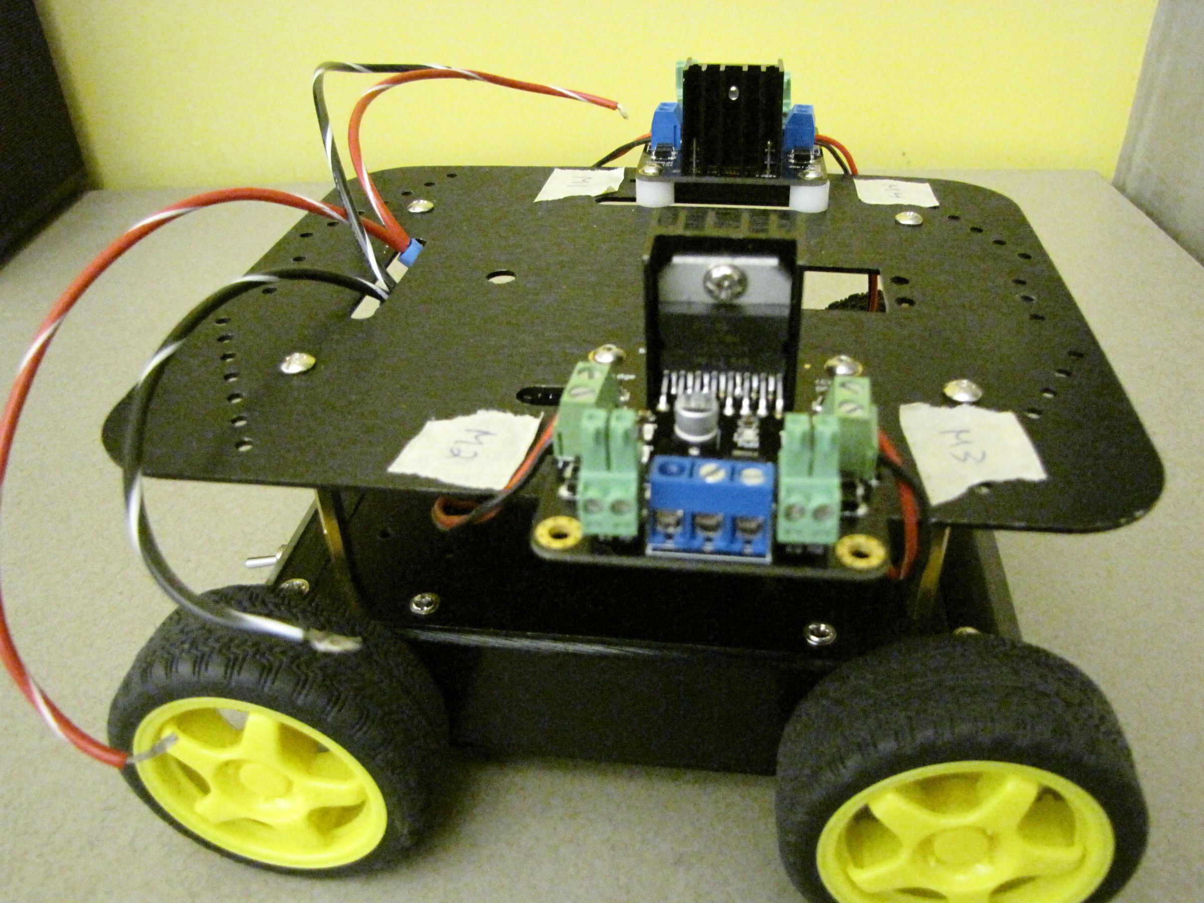 Robot Driven by PS3 Controller Through Arduino and Wifi Shield : 16 ...
