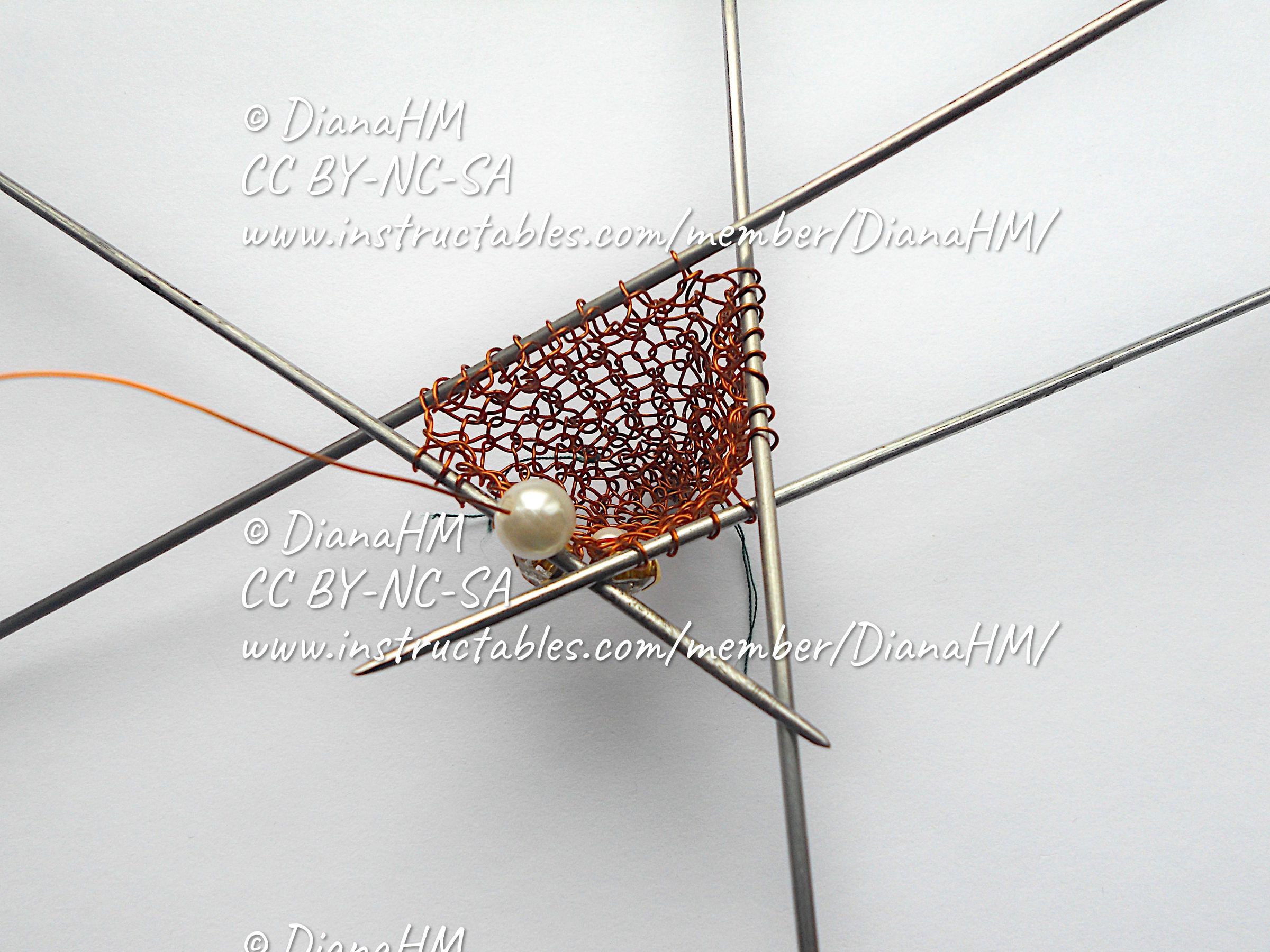 Knitted Wire Heart Pendant : 16 Steps (with Pictures) - Instructables